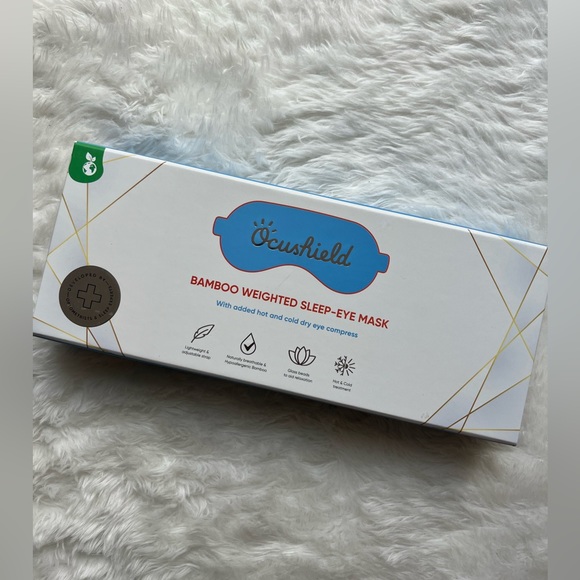 Ocushield | Other | Nib Ocushield Weighted Sleep Eye Mask With Heat ...